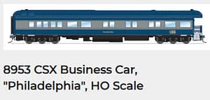 BROADWAY LTD HO SCALE HEAVYWEIGHT BUSINESS CAR