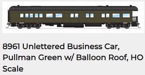 BROADWAY LTD HO SCALE HEAVYWEIGHT BUSINESS CAR