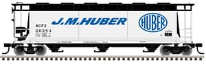 ATLAS HO SCALE 3 BAY CYLINDRICAL HOPPER