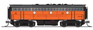 BROADWAY LTD N SCALE F7 STEALTH SERIES